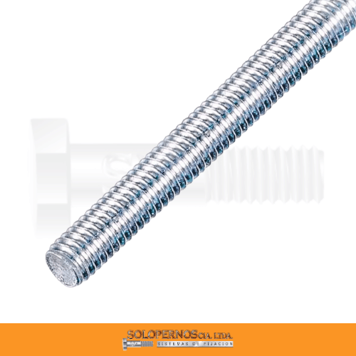 BARRA ROSCADA GALVANIZADA DIN - SOLOPERNOS CIA. LTDA.